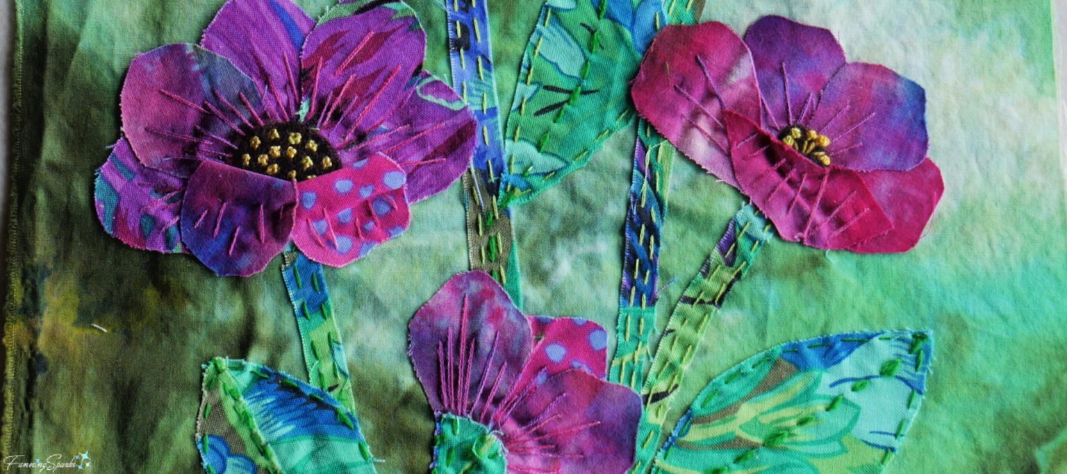 A Barrage of Textile Collage – FanningSparks
